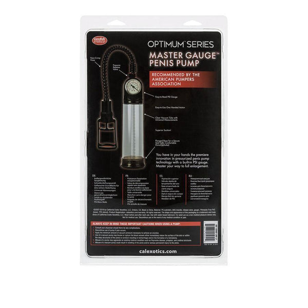 Optimum Series Master Gauge Penis Pump With EZ Pull Trigger